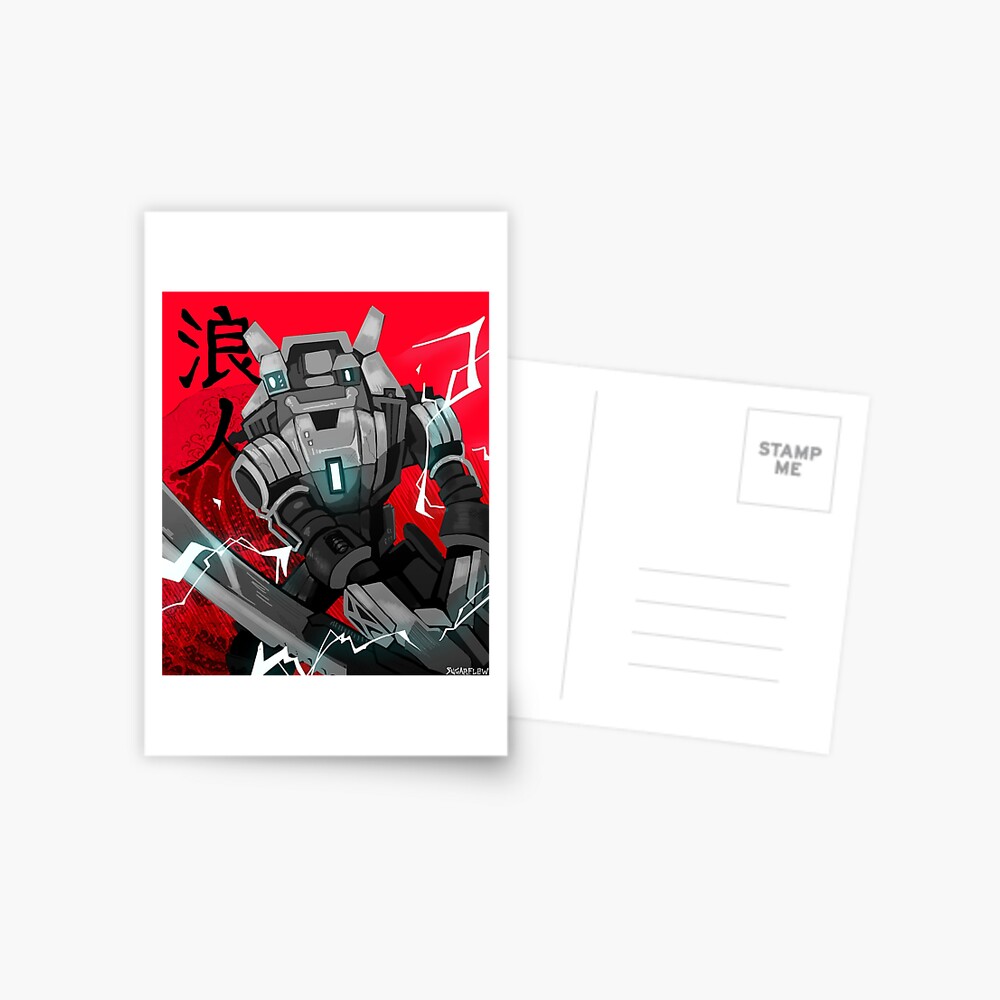 "ronin print" Sticker for Sale by sugarflow | Redbubble