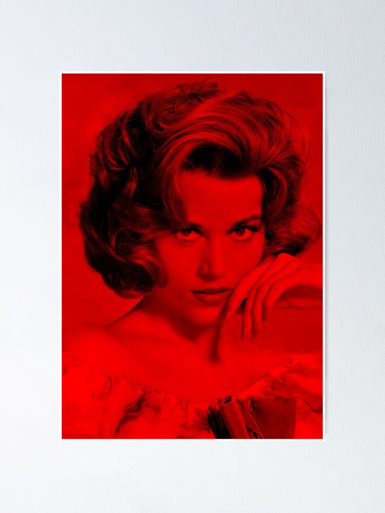 "Jane Fonda - Celebrity" Poster by Powerofwordss | Redbubble