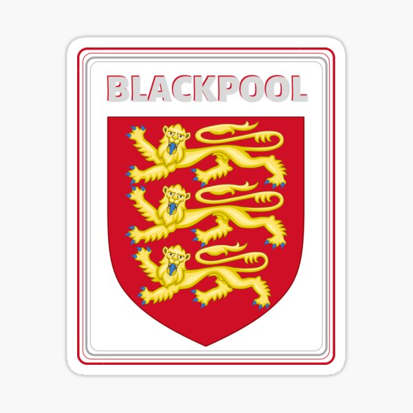"City of Blackpool" Sticker for Sale by FedSherDesign | Redbubble