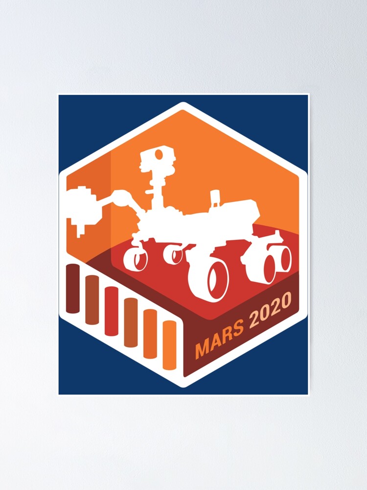 "Perseverance patch logo " Poster for Sale by Rachel-CAshop | Redbubble