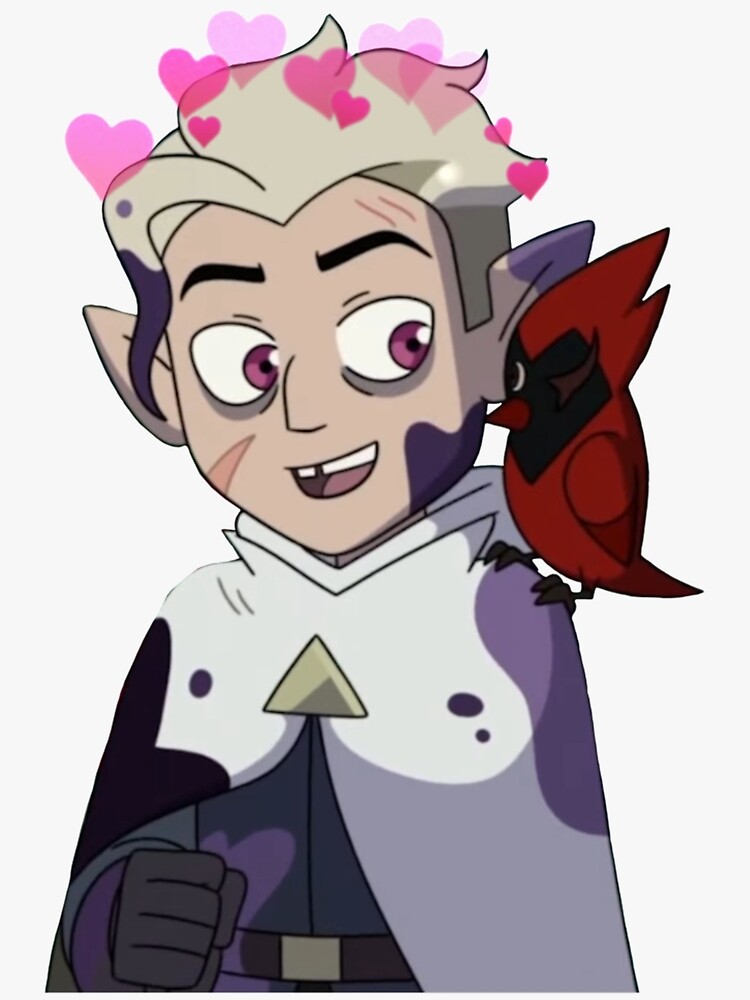 "the golden guard, hunter, from the owl house with his palisman ...