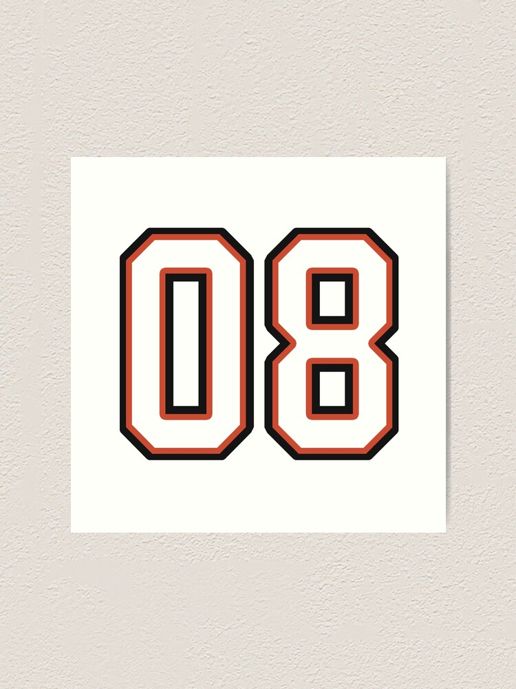"Football Champions Number 8 From Tampa " Art Print for Sale by ...