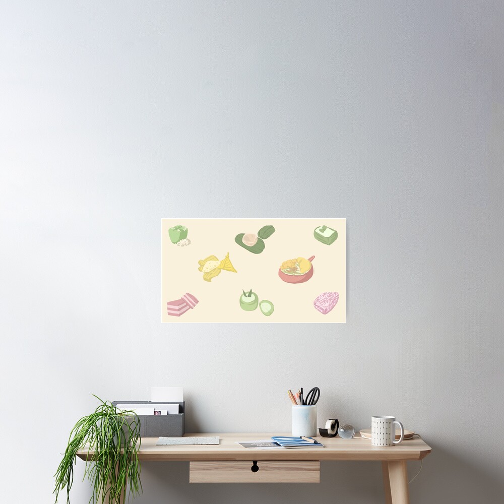 "Kuih-muih" Poster by ShipToPluto | Redbubble