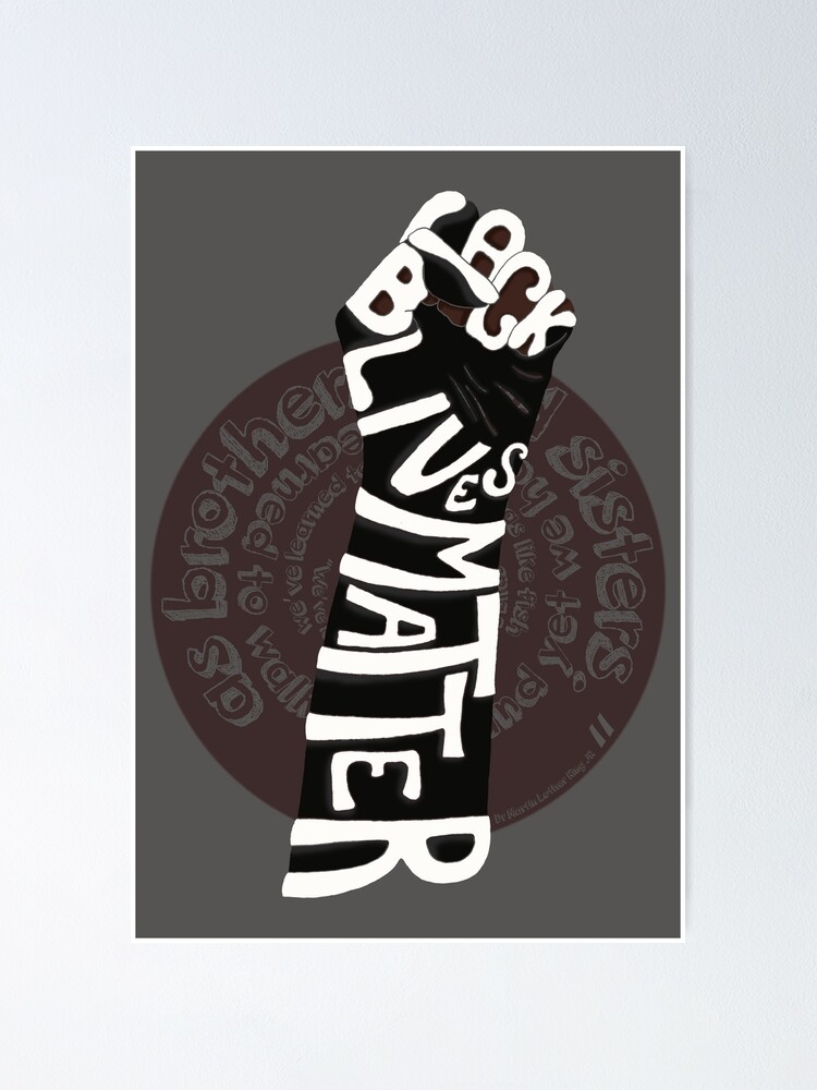 "BLM Symbol" Poster for Sale by MisconceivedF | Redbubble