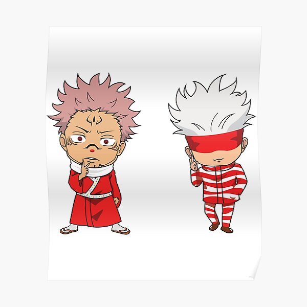 Póster «Tema de Navidad de Gojo Satoru y Sukuna Jujutsu Kaisen» de ...