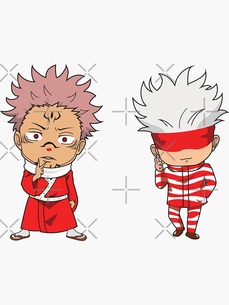 Pegatina «Tema de Navidad de Gojo Satoru y Sukuna Jujutsu Kaisen» de ...