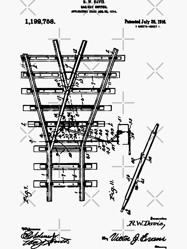 "train track" Sticker by Surt-Designs | Redbubble