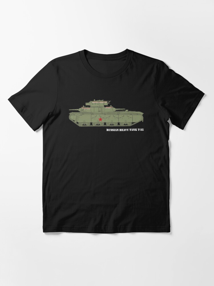 "The symbol of Soviet pre-war tank building is the T-35 tank" T-shirt ...