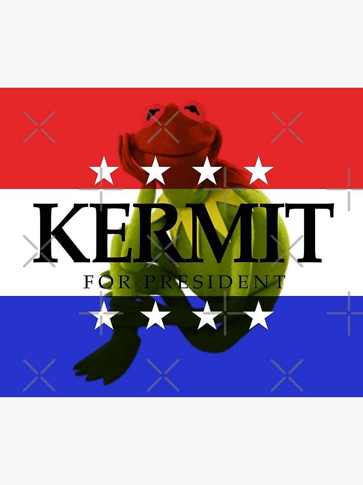 "The Muppet Kermit For President 2024" Poster for Sale by SohaniAlfonso ...