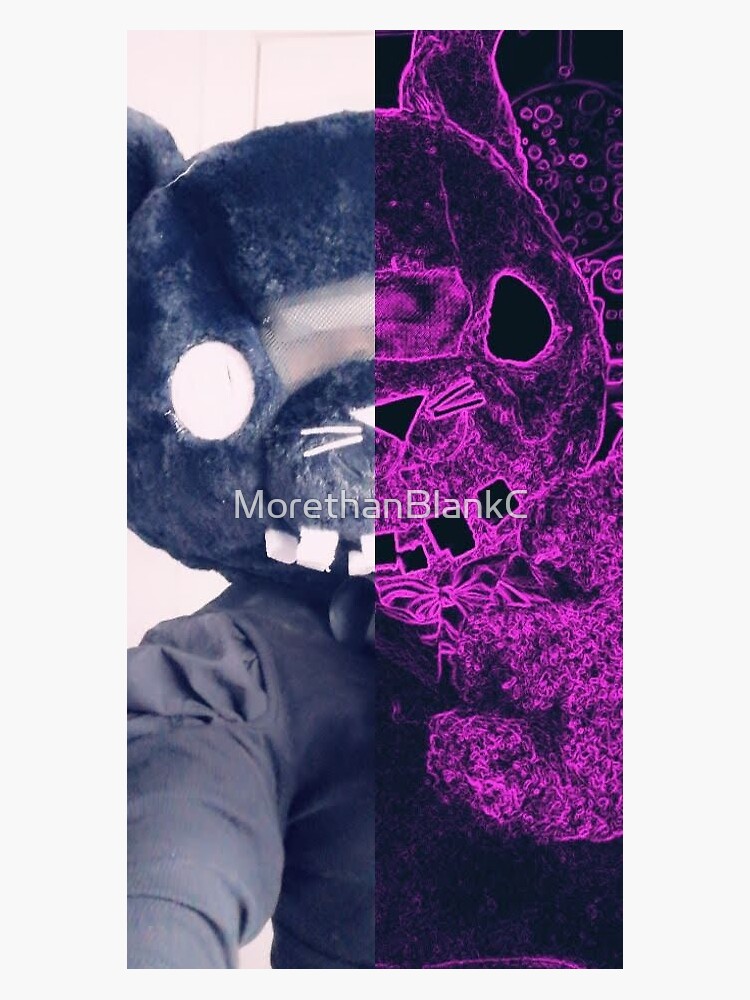 "Shadow Toy Bonnie" Sticker by MorethanBlankC | Redbubble