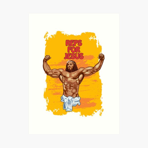 "Reps for Jesus - Swole Jesus - Jesus is your homie so remember to pray ...