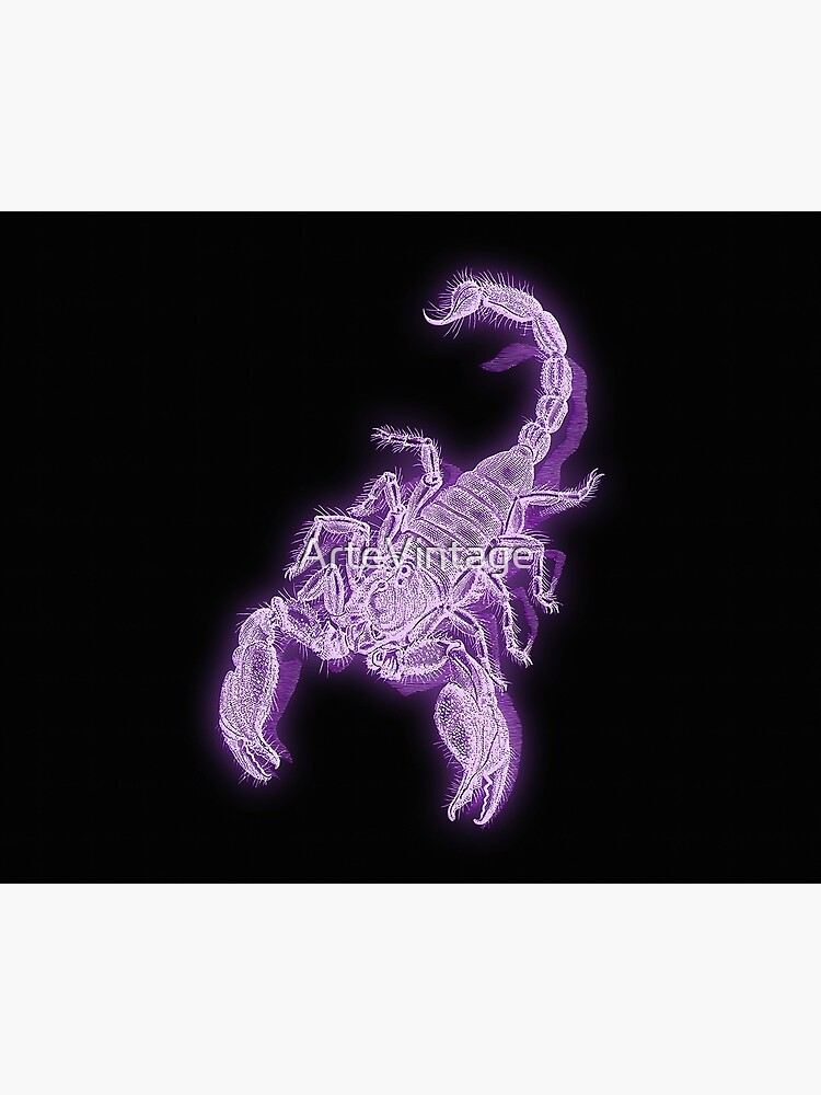 "Scorpion Neon" Poster for Sale by ArteVintage | Redbubble