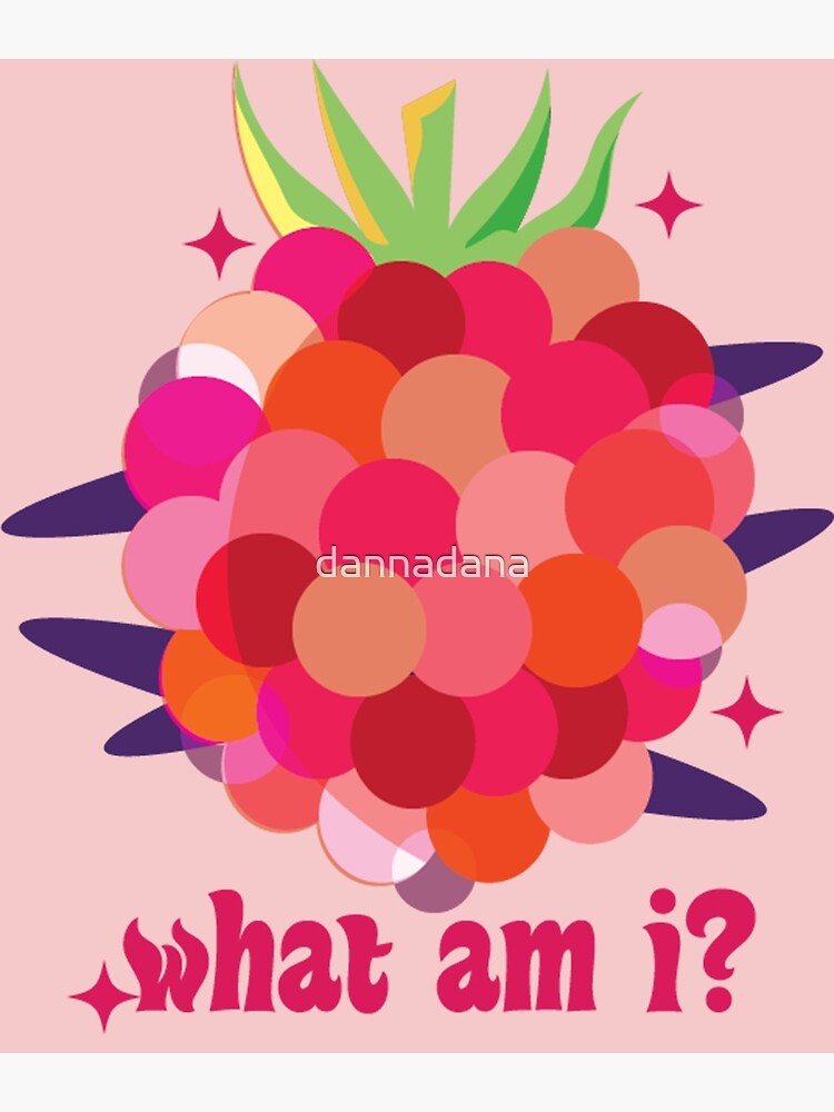 "What am i?" Poster for Sale by dannadana | Redbubble