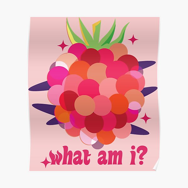 "What am i?" Poster for Sale by dannadana | Redbubble