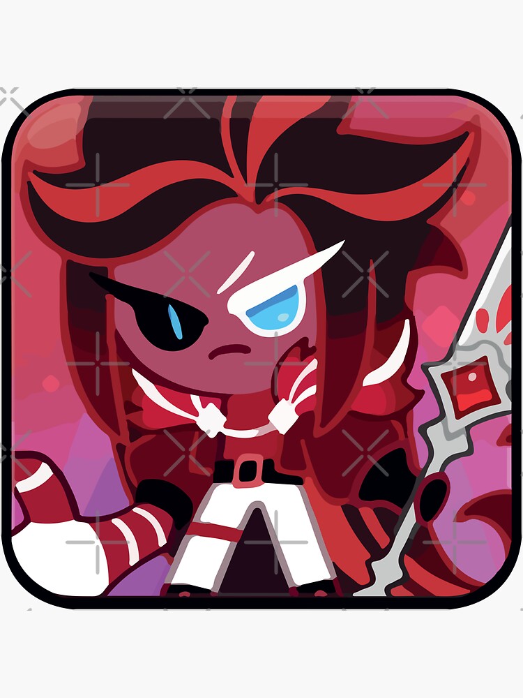 "Cookie run kingdom red velvet sticker Card" Sticker for Sale by ...