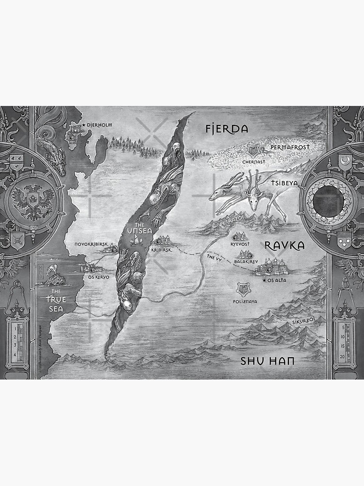 Keith Thompson’s Map of Ravka Premium Matte Vertical Poster sold by ...