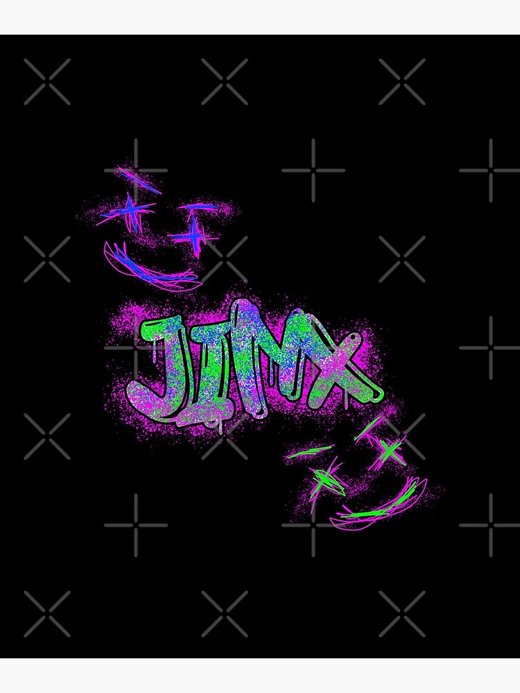 "Jinx, Arcane, fan art graffiti" Art Print by NiceSign | Redbubble