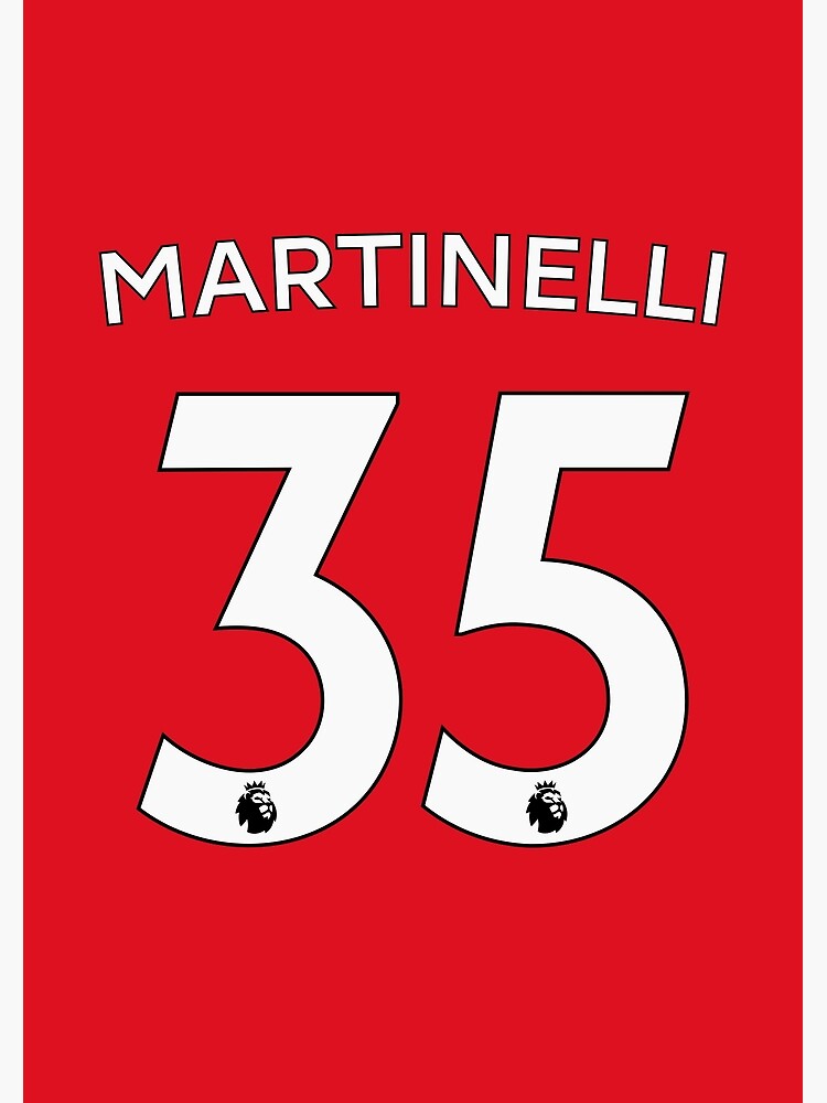 "Gabriel Martinelli Arsenal 2021/22 Jersey" Art Print for Sale by ...