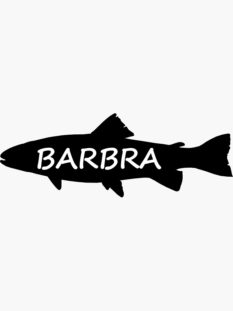 "Barbra Fish" Sticker by gulden | Redbubble