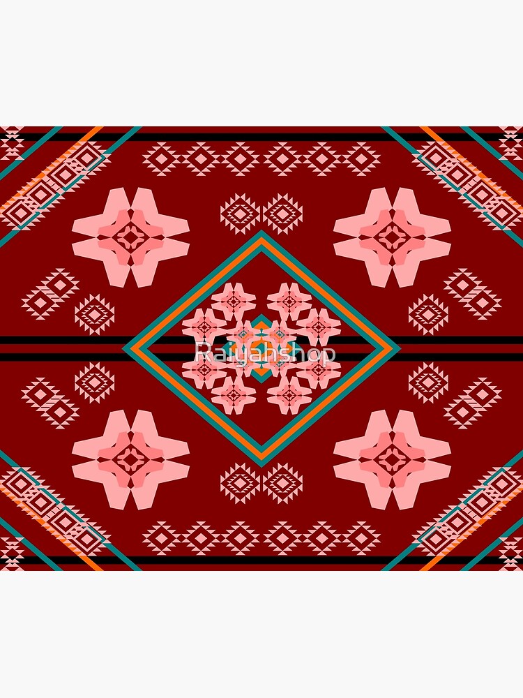 "geometric ethnic seamless pattern design r11" Poster for Sale by ...