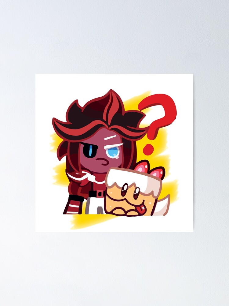 "cookie run kingdom red velvet cookie LINE sticker " Poster by ...