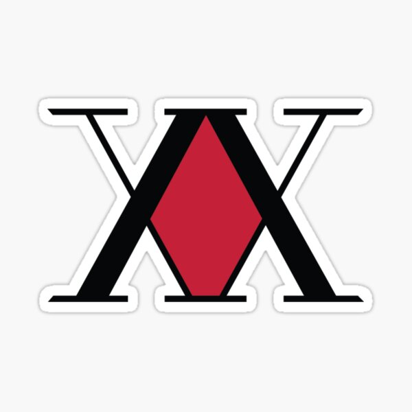 "Hunter Red X Red" Sticker by MvrcoPolo | Redbubble