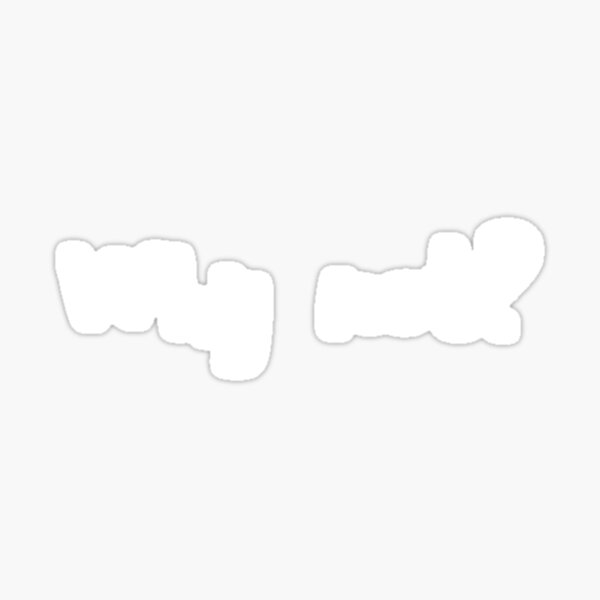 "Why not?" Sticker for Sale by TobbeEast | Redbubble