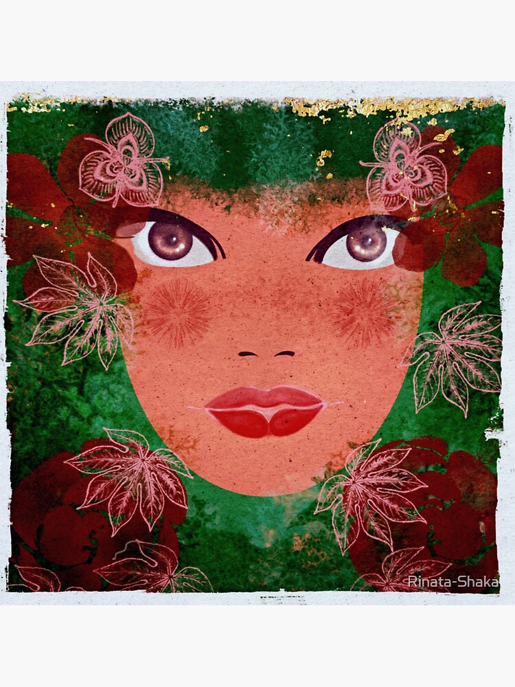 "Hyponia daughter of the earth" Sticker for Sale by Rinata-Shaka ...