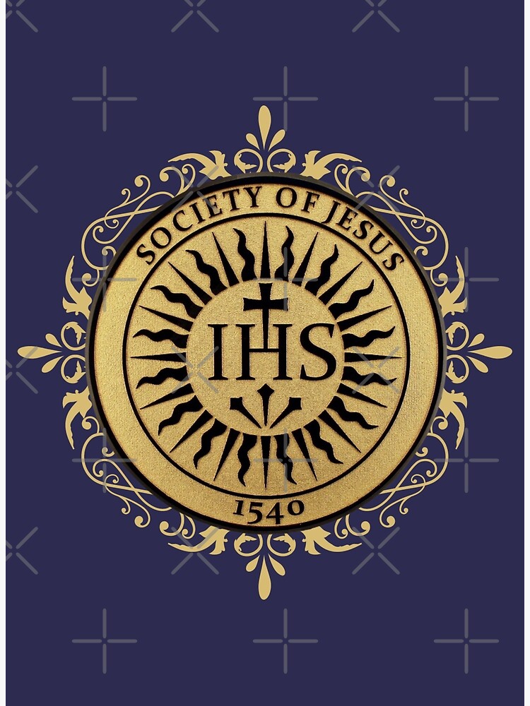Póster «Compañía de Jesús Símbolo, Jesuitas, IHS, San Ignacio de Loyola ...