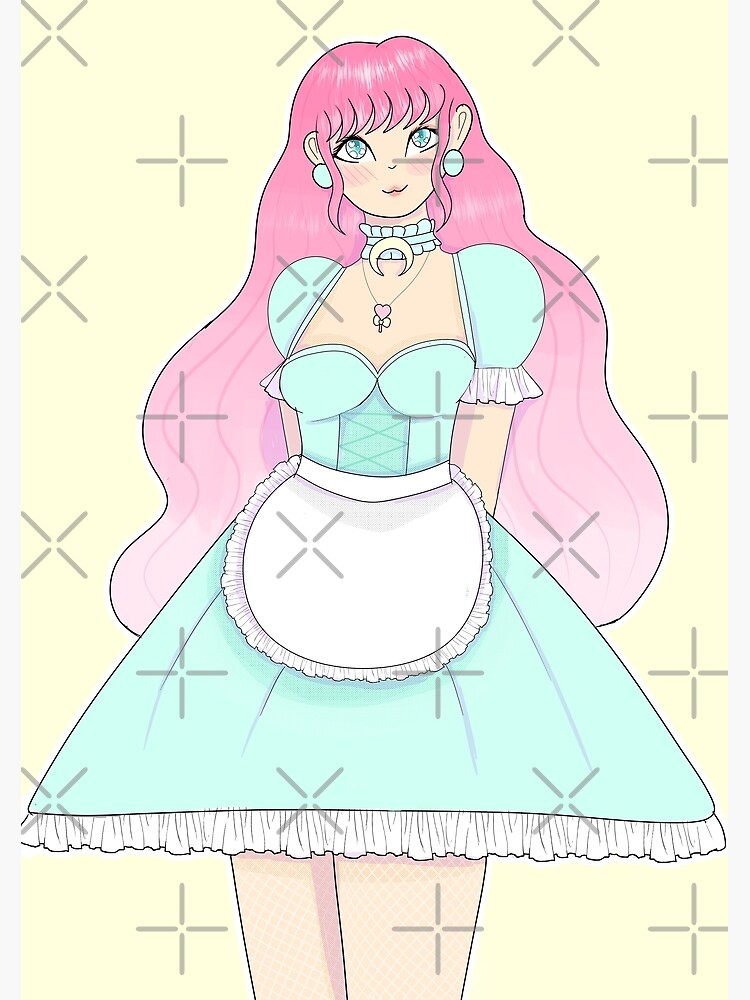 "Cute Maid" Poster for Sale by phietle | Redbubble