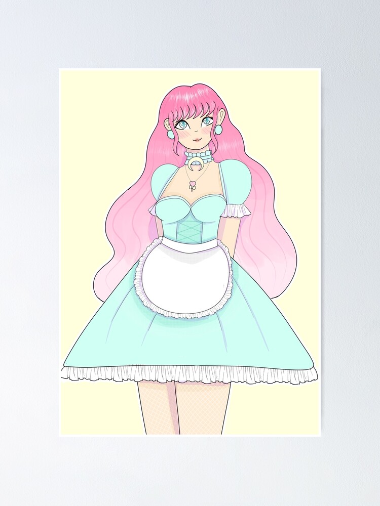 "Cute Maid" Poster for Sale by phietle | Redbubble