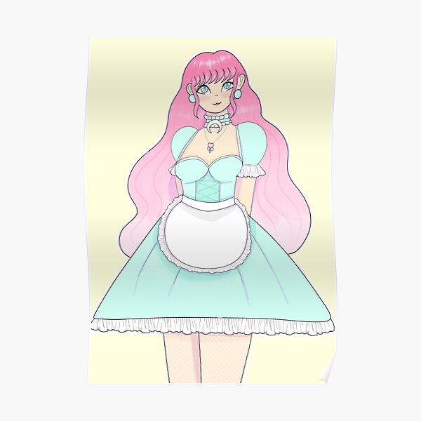 "Cute Maid" Poster for Sale by phietle | Redbubble