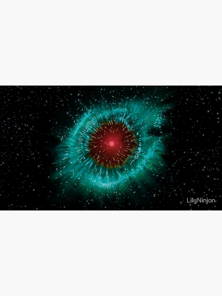 "Helix nebula" Sticker for Sale by LilyNinjon | Redbubble