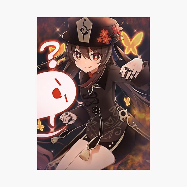 Lámina fotográfica «¡NANI! El alcohol ardiente y el impacto de Hu Tao ...