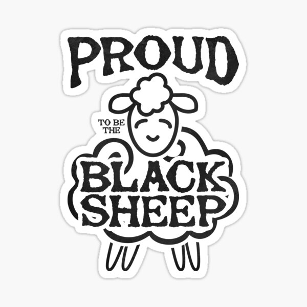 "sheep, black sheep, black, animal," Sticker for Sale by Eichberger91 ...