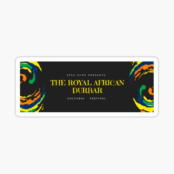 "African Durbar" Sticker by ArtGalore101 | Redbubble