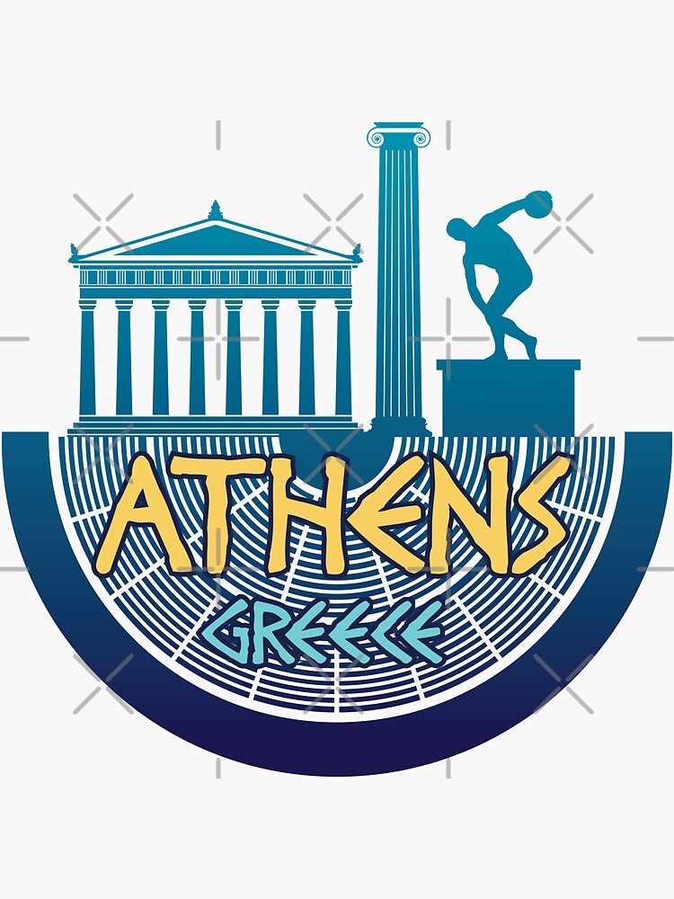 Athens Greece Logo Athens Logo Typography" Poster For Sale By