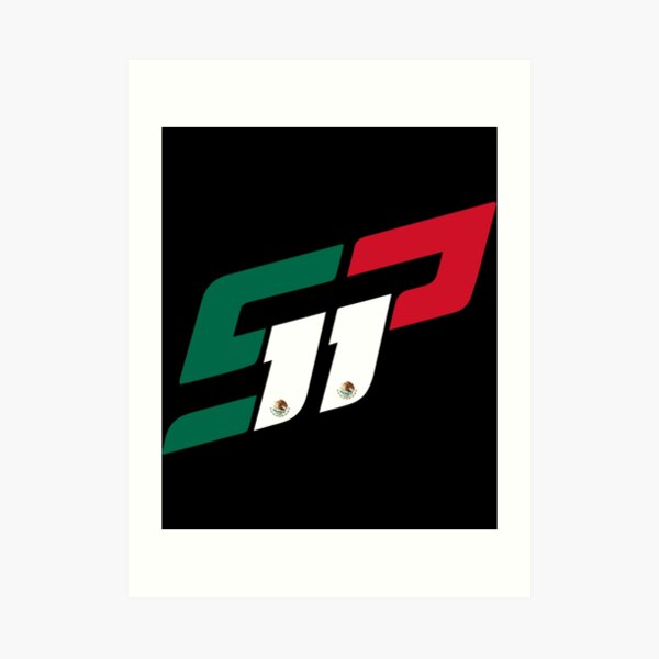 "Sergio Checo Perez 11 Mexican Logo " Art Print by Speedometer | Redbubble