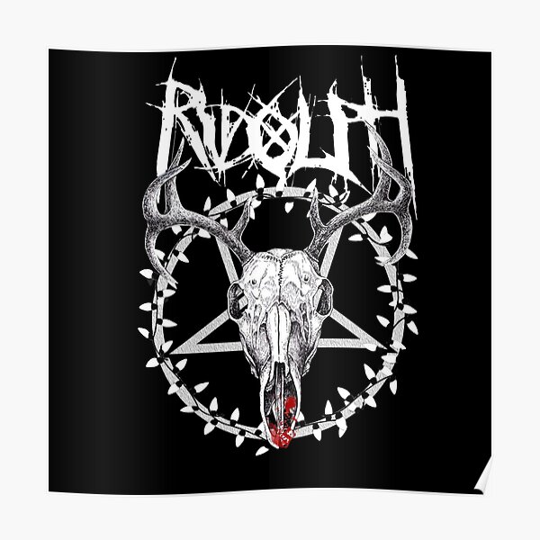"Metal Rudolph" Poster by isaacruiz4 | Redbubble