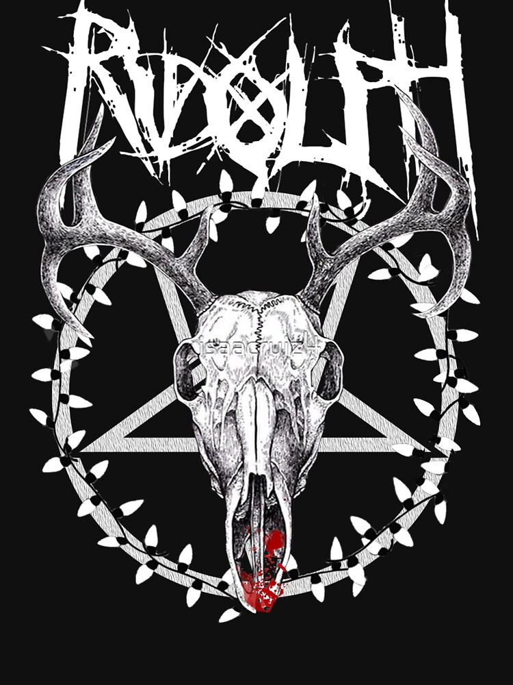"Metal Rudolph" T-shirt for Sale by isaacruiz4 | Redbubble | metal t ...