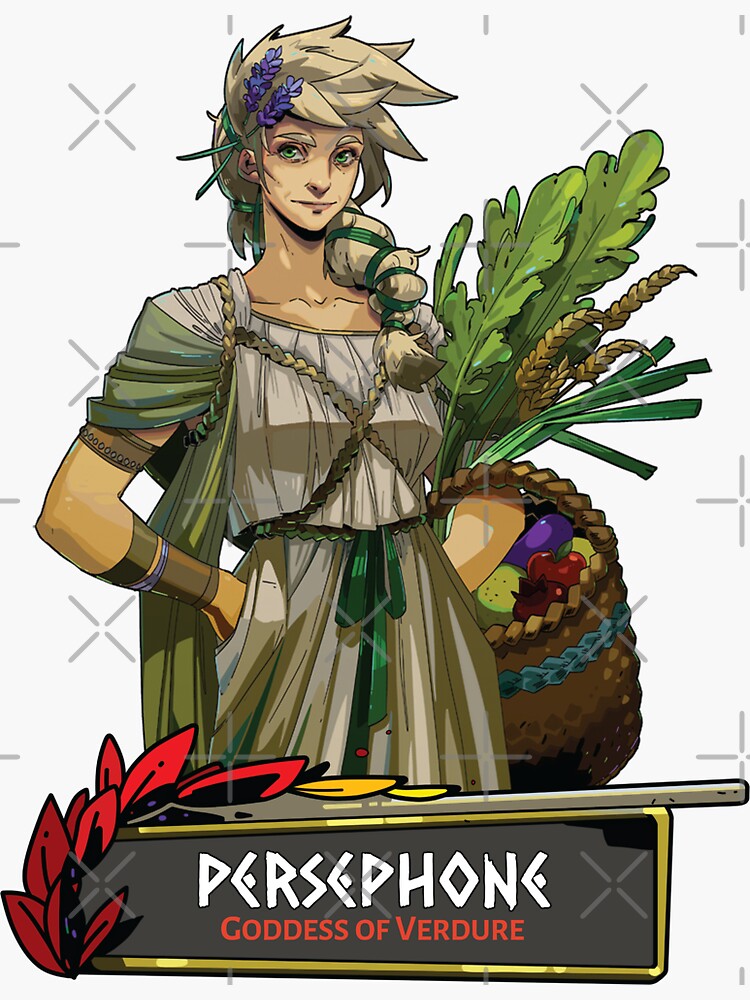 Hades Game Persephone Goddess Of Verdure Sticker For Sale By