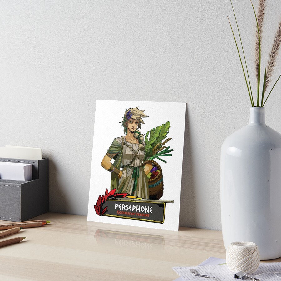 Hades Game Persephone Goddess Of Verdure Art Board Print For