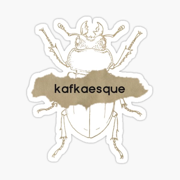 "Kafkaesque" Sticker for Sale by TZAR7 | Redbubble