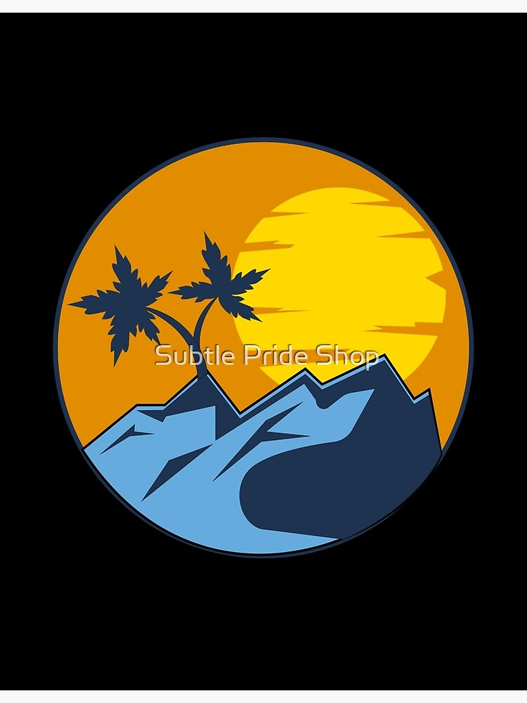 "Sun and Trees Aro Ace Flag. Aroace Pride" Poster for Sale by ...