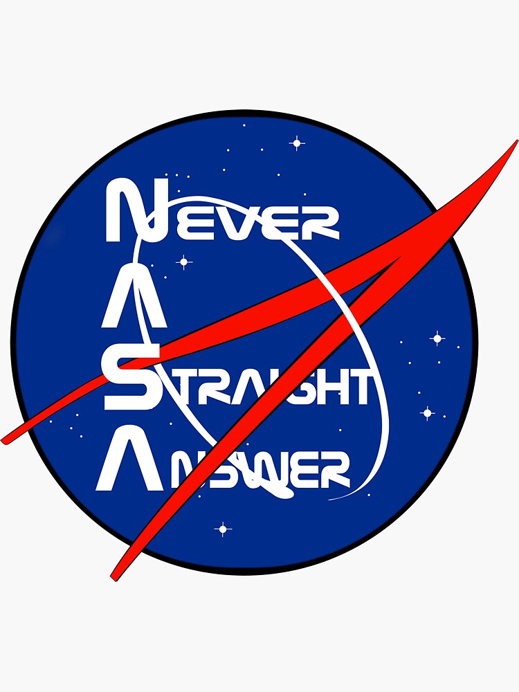 "Never A Straight Answer" Sticker for Sale by Mayan-God | Redbubble