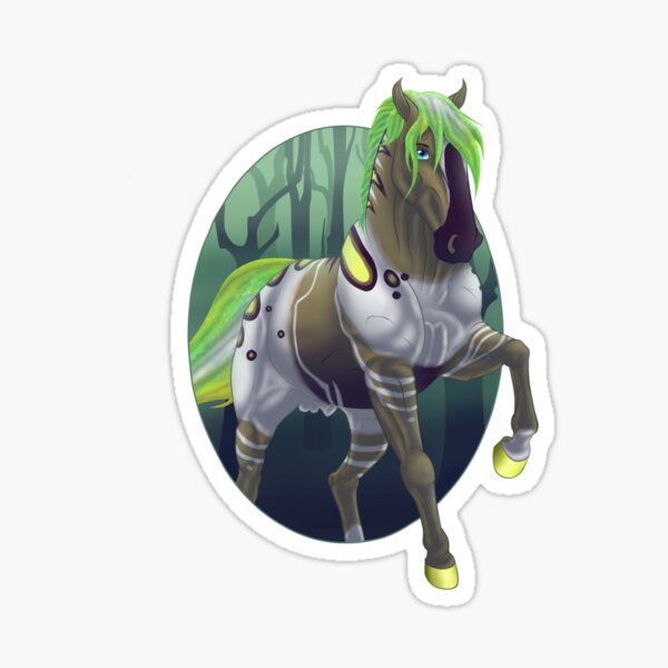 "Arcane horse" Sticker for Sale by Scopestor | Redbubble