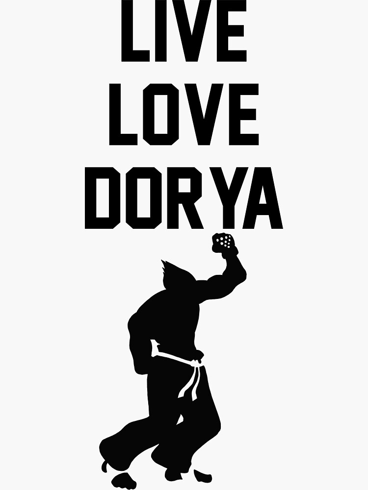 "Live Love Dorya" Sticker for Sale by SpecialAttacks | Redbubble