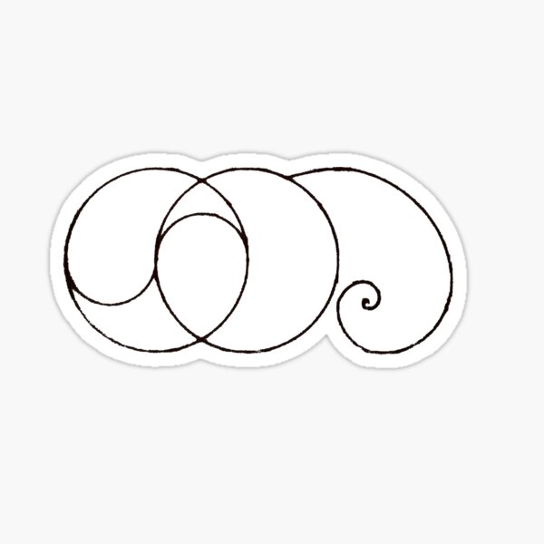 "The Golden Ratio" Sticker for Sale by wanungara | Redbubble