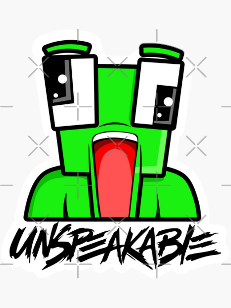 "youtube play Funny Unspeak.able" Sticker for Sale by Aralina01 | Redbubble