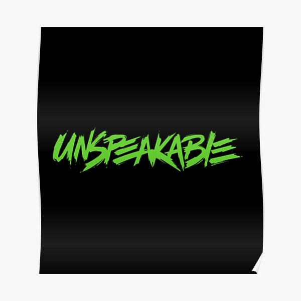 "youtube play Funny Unspeak.able" Poster for Sale by Aralina01 | Redbubble